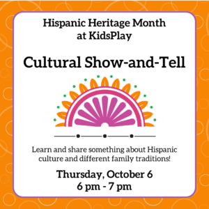 Cultural Show-and-Tell - KidsPlay